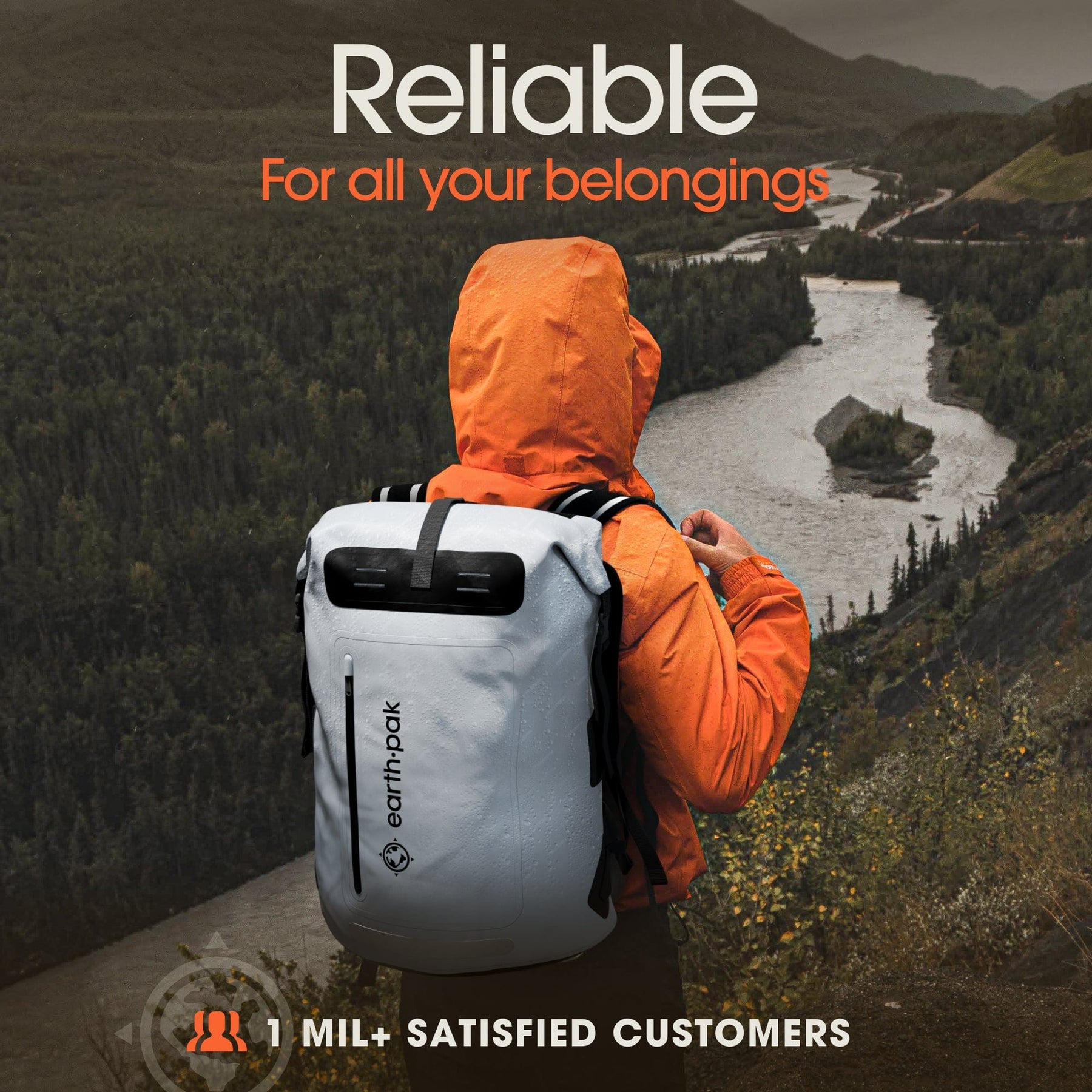 earth pak - Summit 35L/55L/85L Dry Bag Backpack