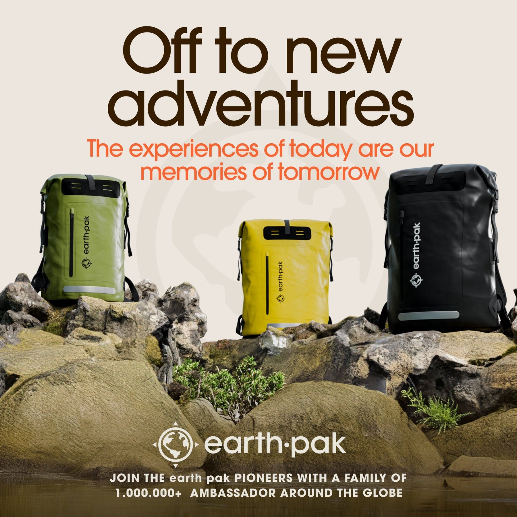 earth pak - Summit 35L/55L/85L Dry Bag Backpack